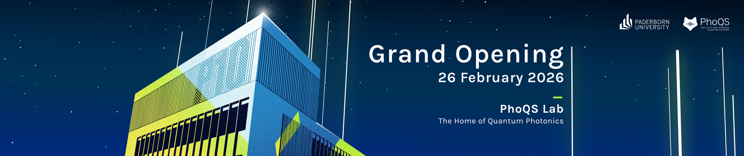 Grand Opening - Institute for Photonic Quantum Systems (PhoQS ...