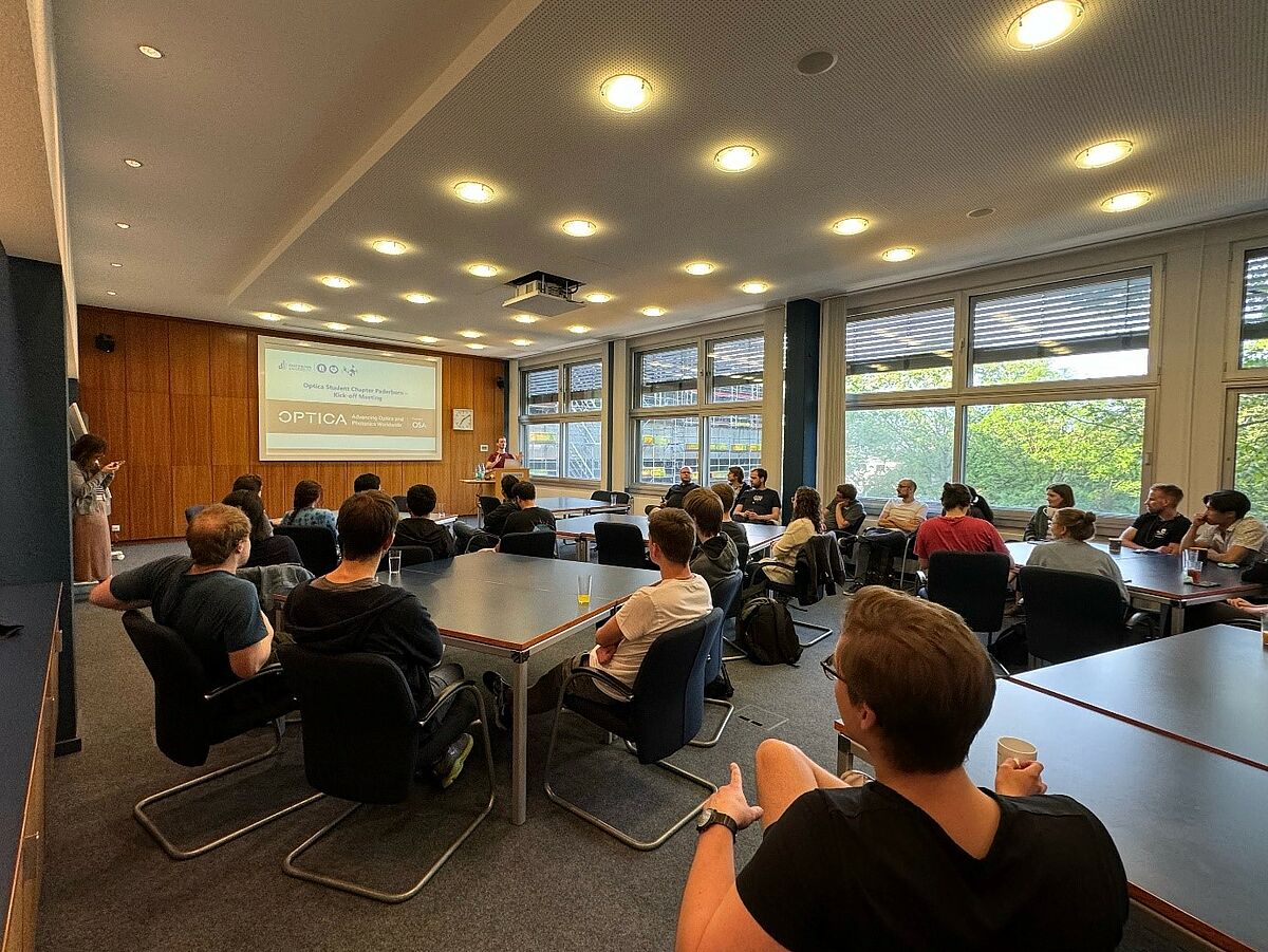 Kickoff Meeting of the Optica Student Chapter | Institute for Photonic ...